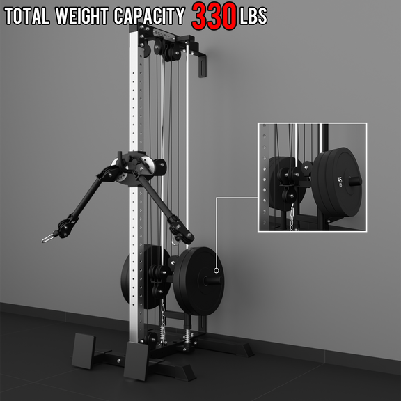 EONFIT® E1 Wall Mounted Cable Machine With Rotation Arms – Eonfit Fitness