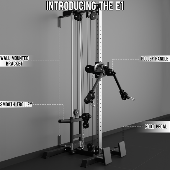 EONFIT® E1 Wall Mounted Cable Machine With Rotation Arms – Eonfit Fitness