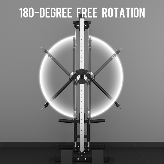 EONFIT® E1 Wall Mounted Cable Machine With Rotation Arms – Eonfit Fitness