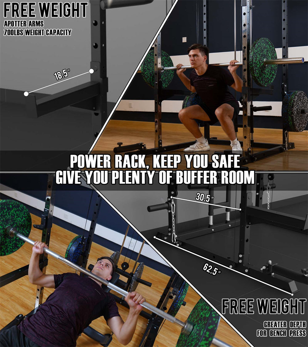 EonfitOmni® E2 2.0 Power Rack for Home Gym Equipment – Eonfit Fitness