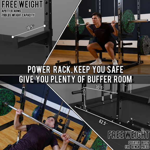 EonfitOmni® E2 2.0 Power Rack for Home Gym Equipment – Eonfit Fitness